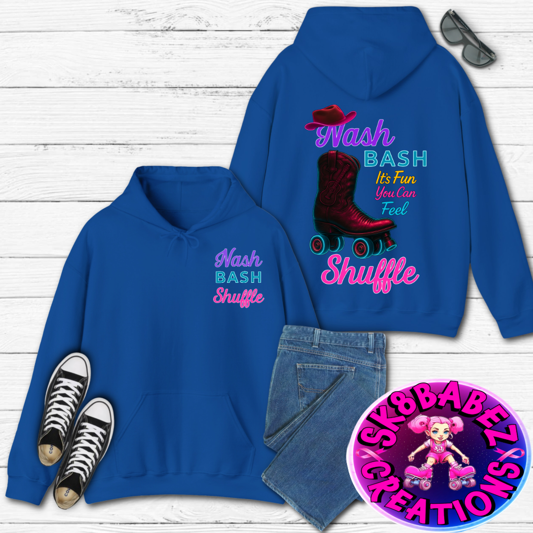 🛼 Nash Bash Shuffle Hoodie – “It’s Fun You Can Feel” 🎶 – Sk8 Babez ...